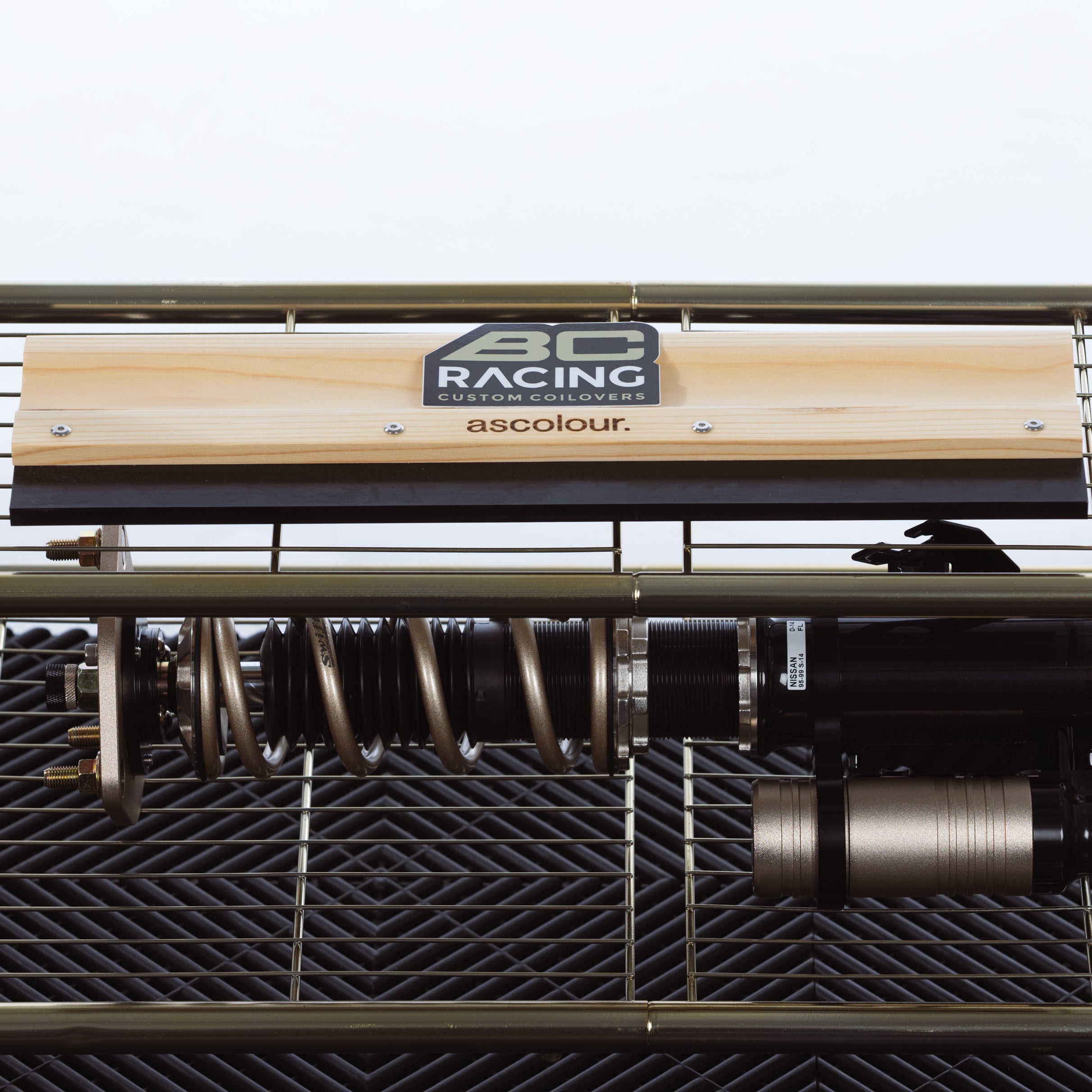 BC Racing 4” Stacked Logo Sticker