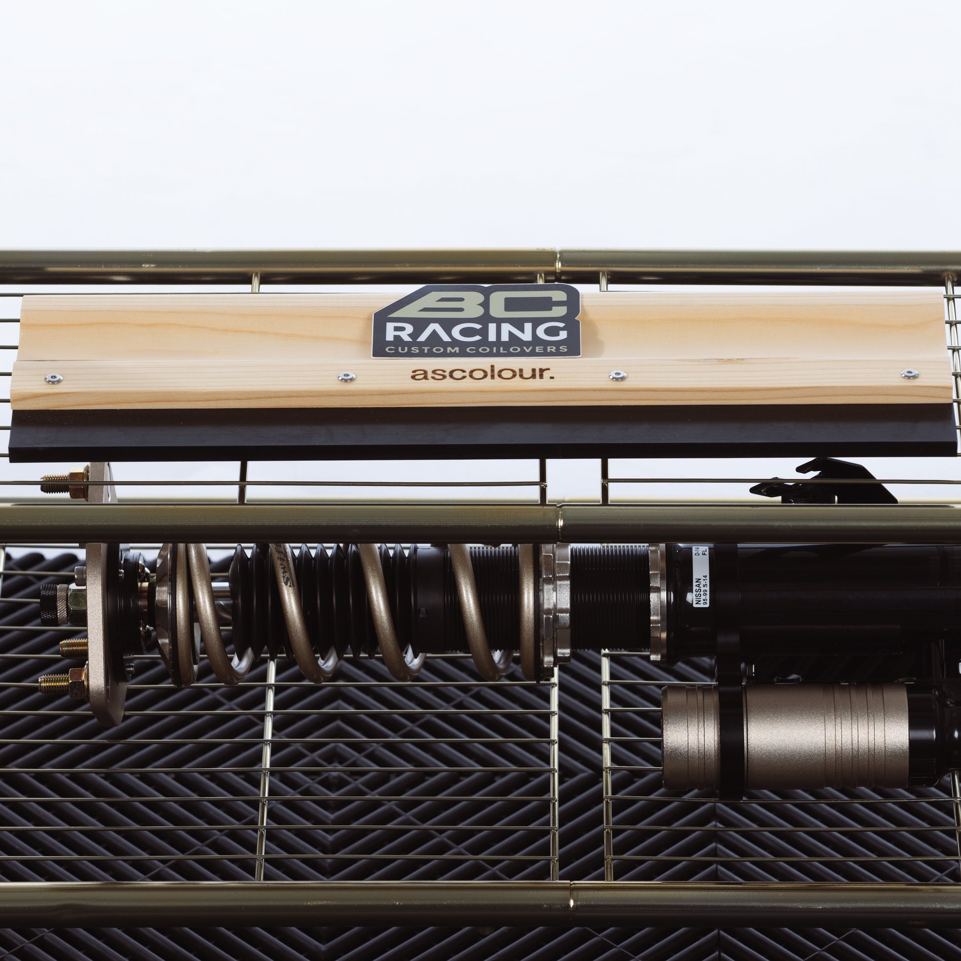 BC Racing 4” Stacked Logo Sticker